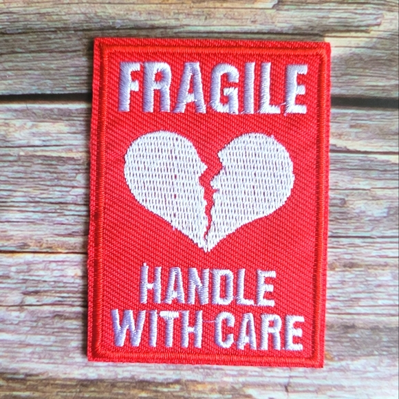 Accessories | Fragile Broken Heart Handle With Care Emo Punk Y2k ...